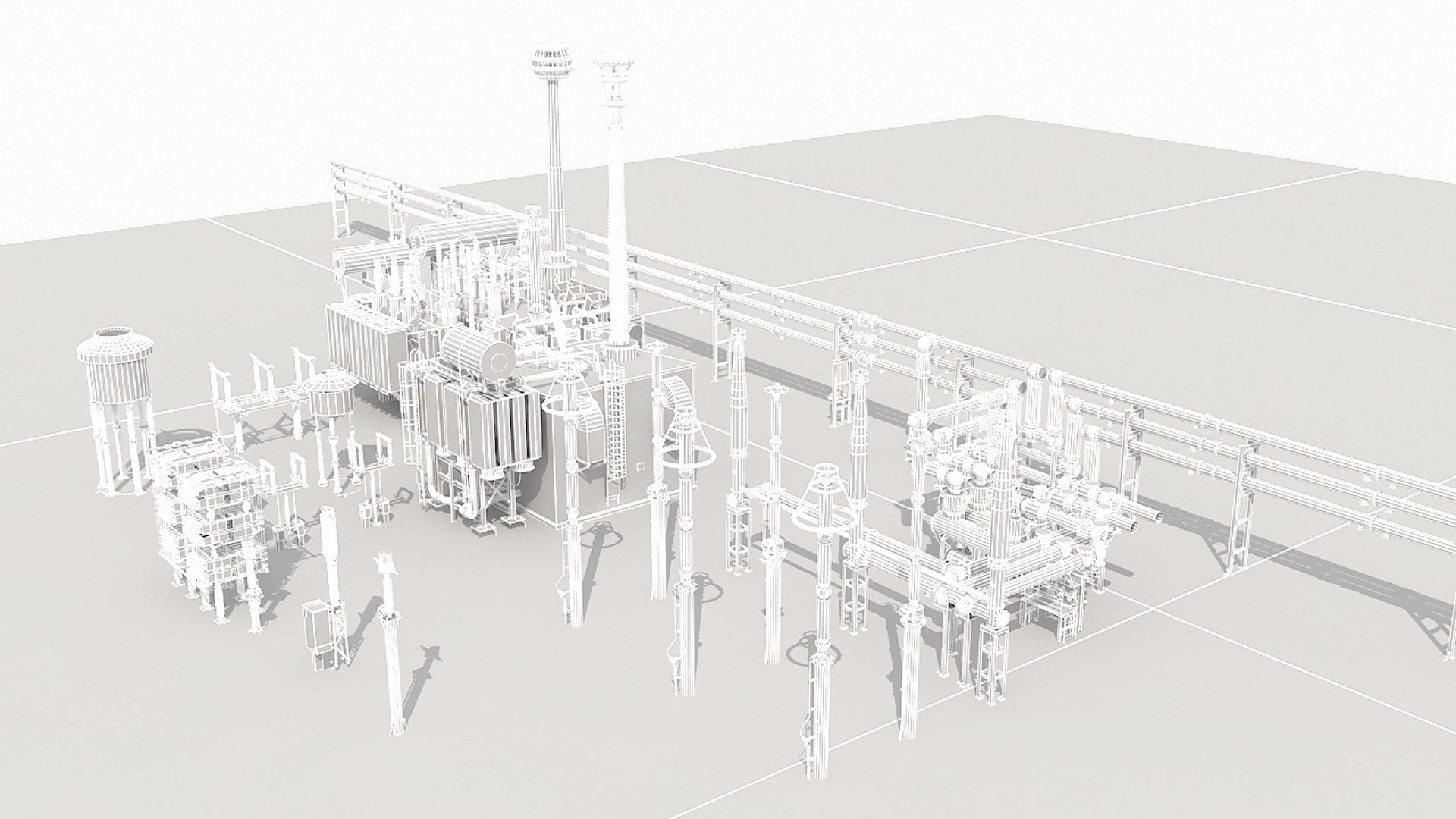 3D Model Electrical Power Equipment 2 - TurboSquid 2245412