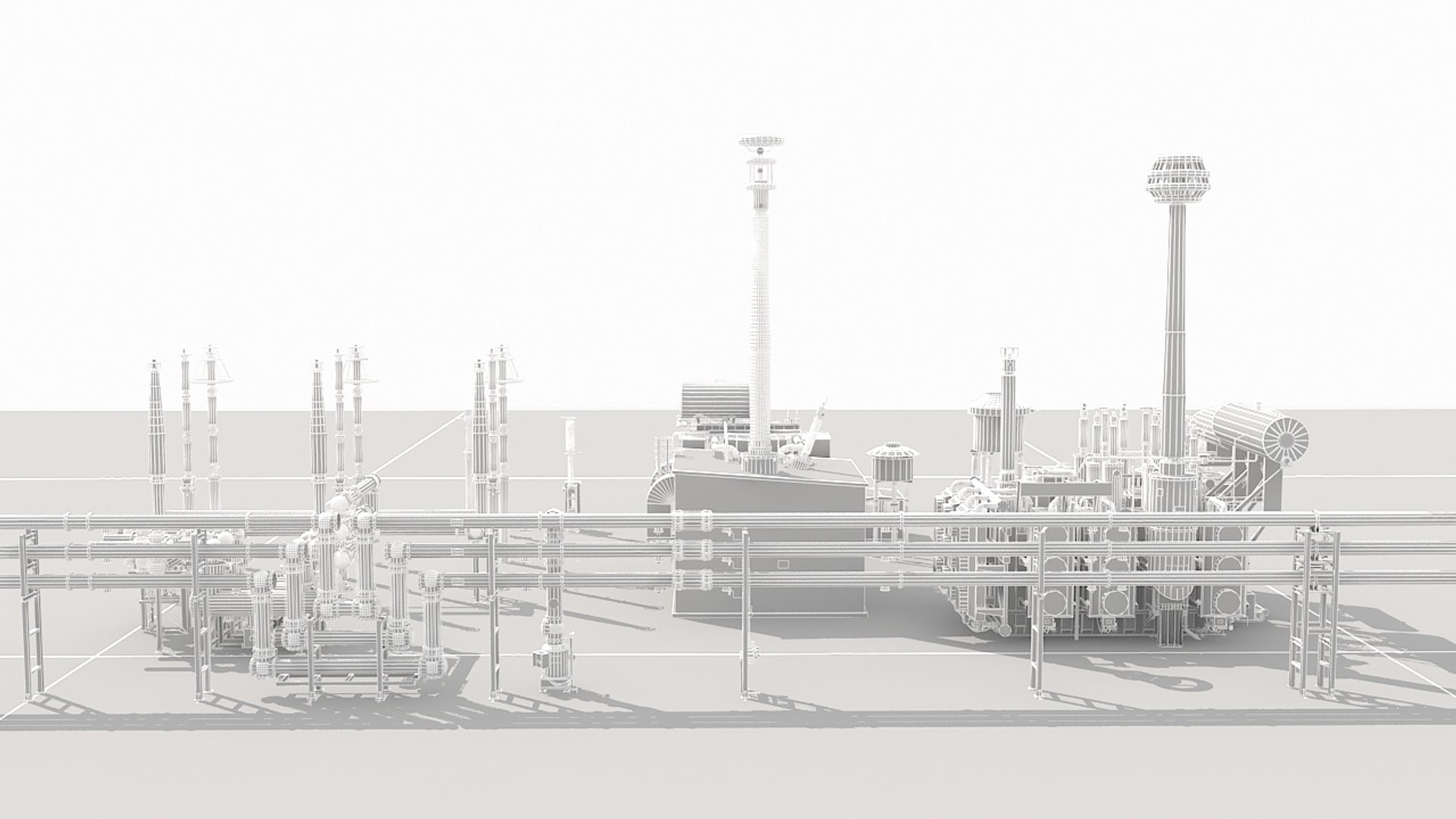 3D Model Electrical Power Equipment 2 - TurboSquid 2245412