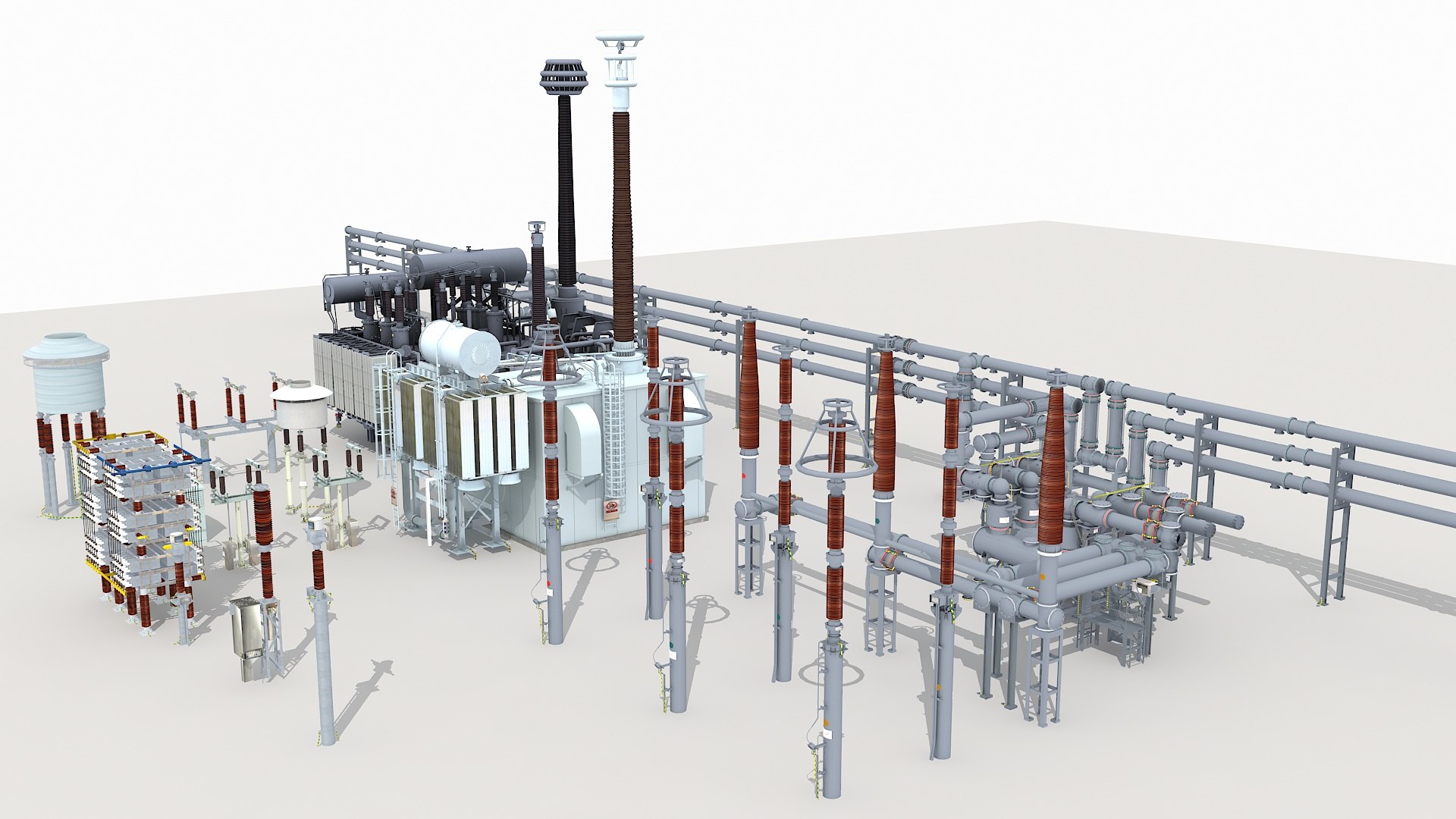 3D Model Electrical Power Equipment 2 - TurboSquid 2245412