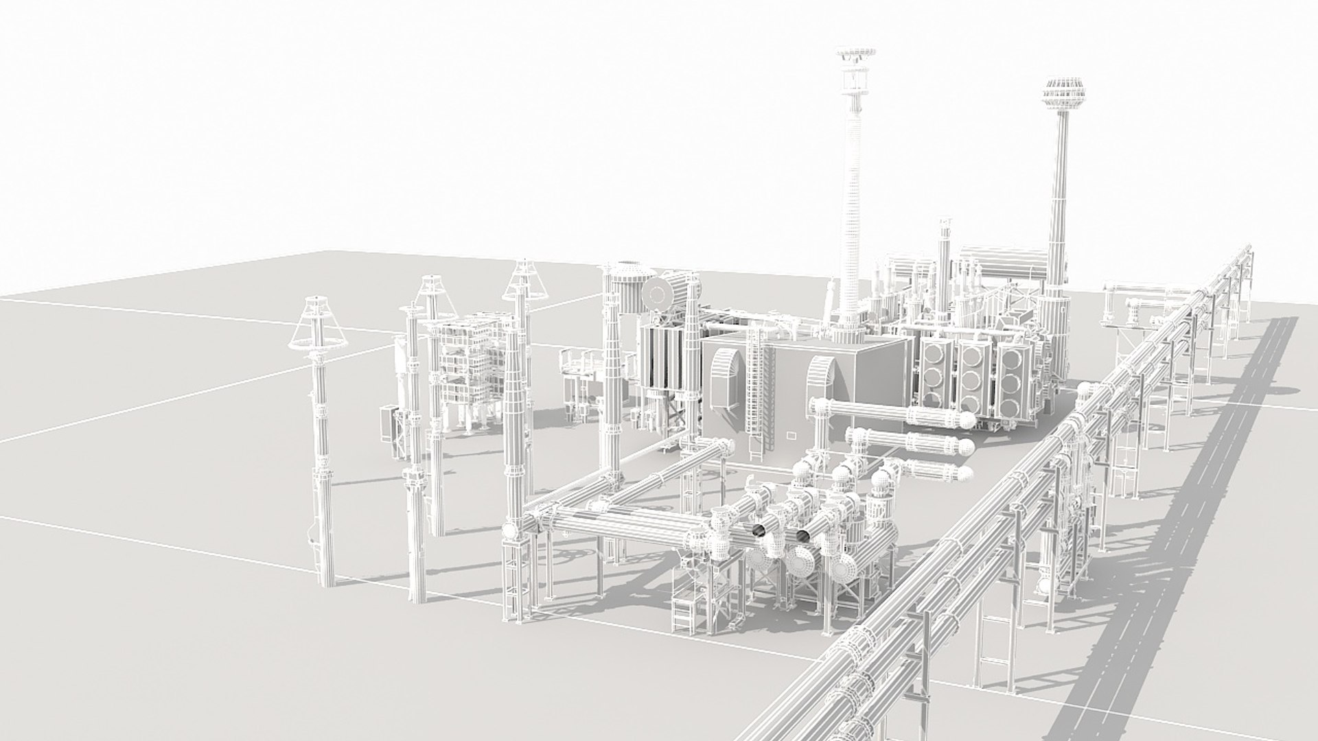 3D Model Electrical Power Equipment 2 - TurboSquid 2245412