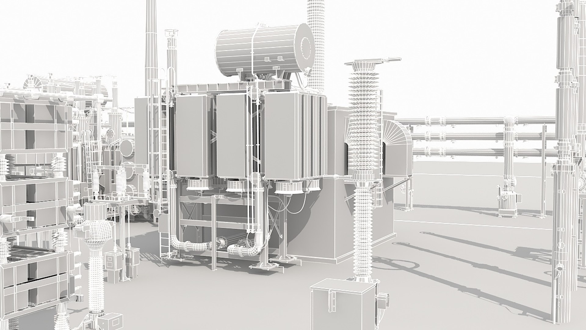3D Model Electrical Power Equipment 2 - TurboSquid 2245412