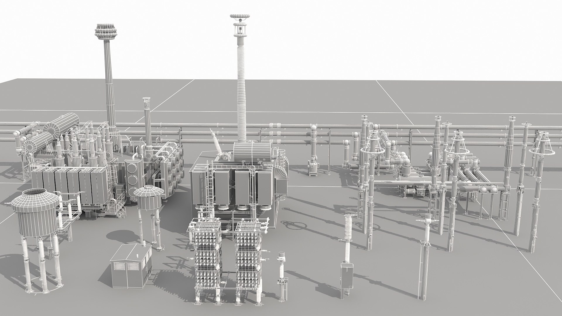 3D Model Electrical Power Equipment 2 - TurboSquid 2245412