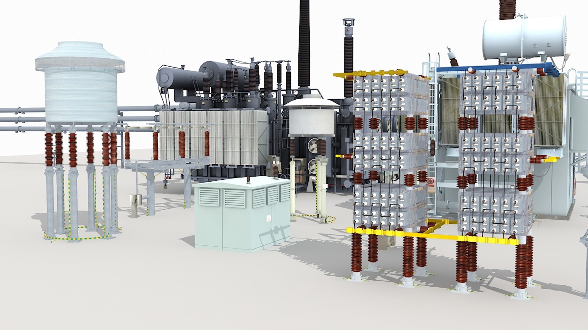 3D Model Electrical Power Equipment 2 - TurboSquid 2245412