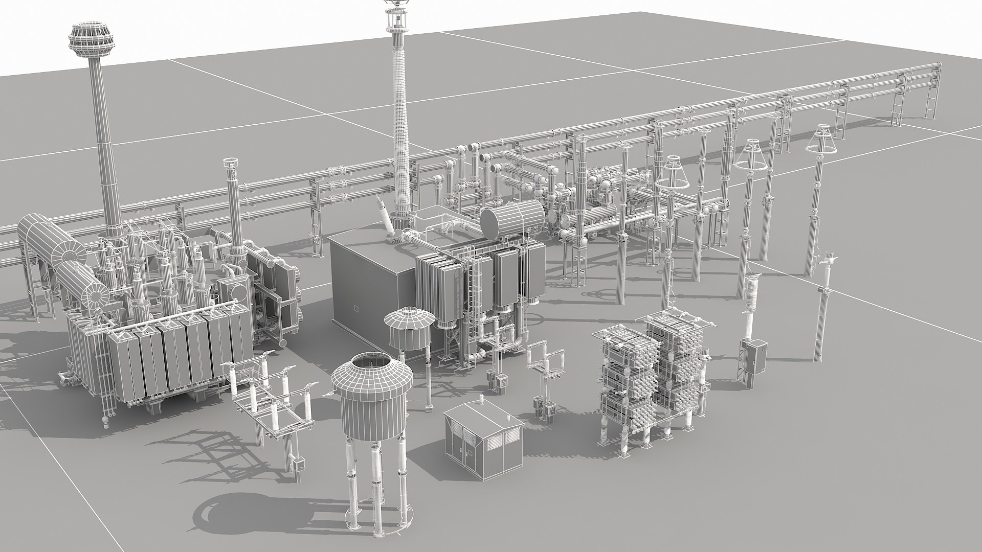 3D Model Electrical Power Equipment 2 - TurboSquid 2245412