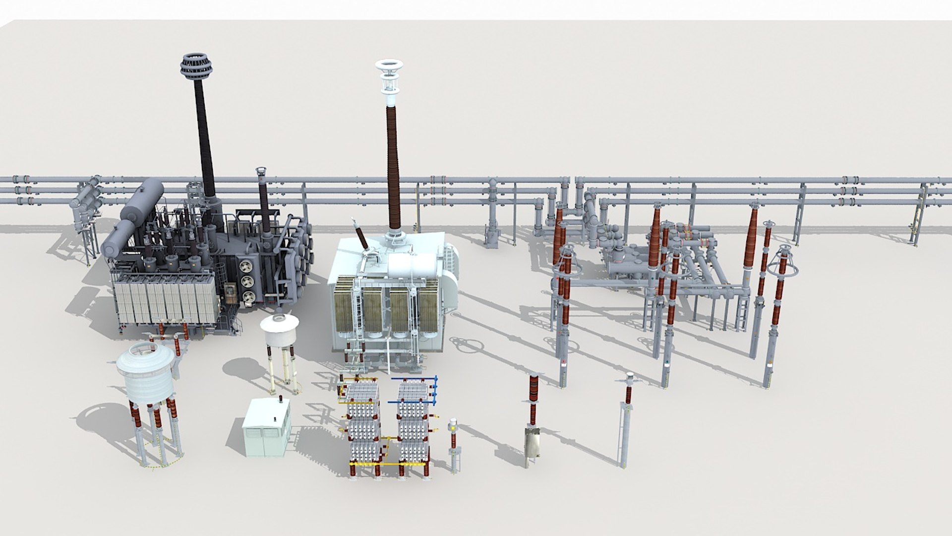 3D Model Electrical Power Equipment 2 - TurboSquid 2245412