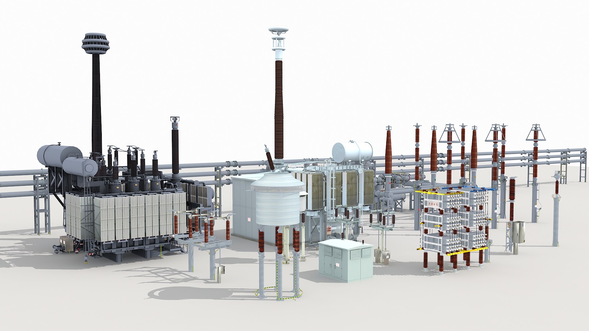 3D Model Electrical Power Equipment 2 - TurboSquid 2245412
