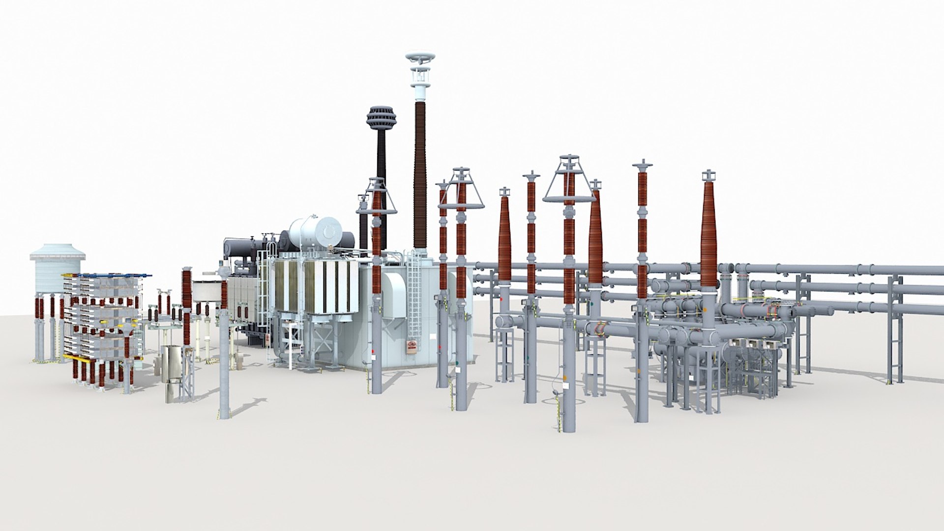 3D Model Electrical Power Equipment 2 - TurboSquid 2245412