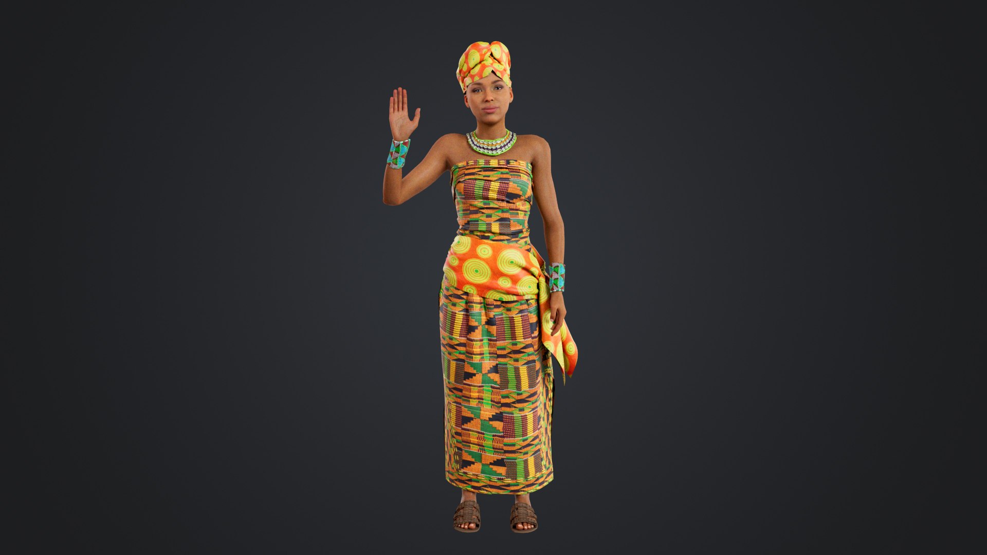 African Women Rigged Model - TurboSquid 2320388