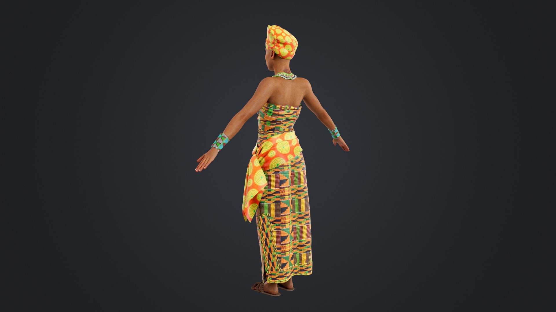 African Women Rigged Model - TurboSquid 2320388