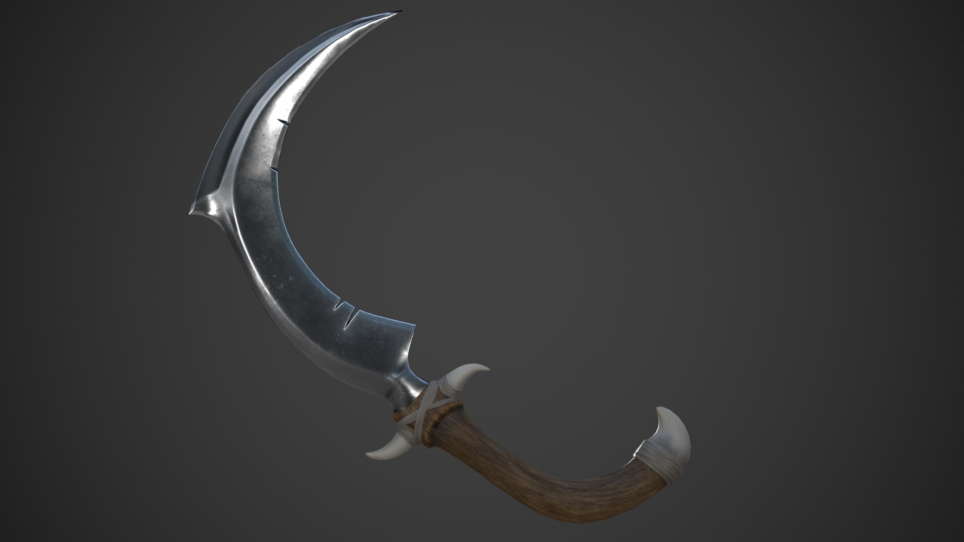Fantasy Sickle 3D - TurboSquid 2133315