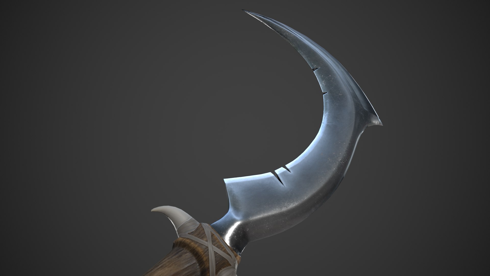 Fantasy Sickle 3D - TurboSquid 2133315