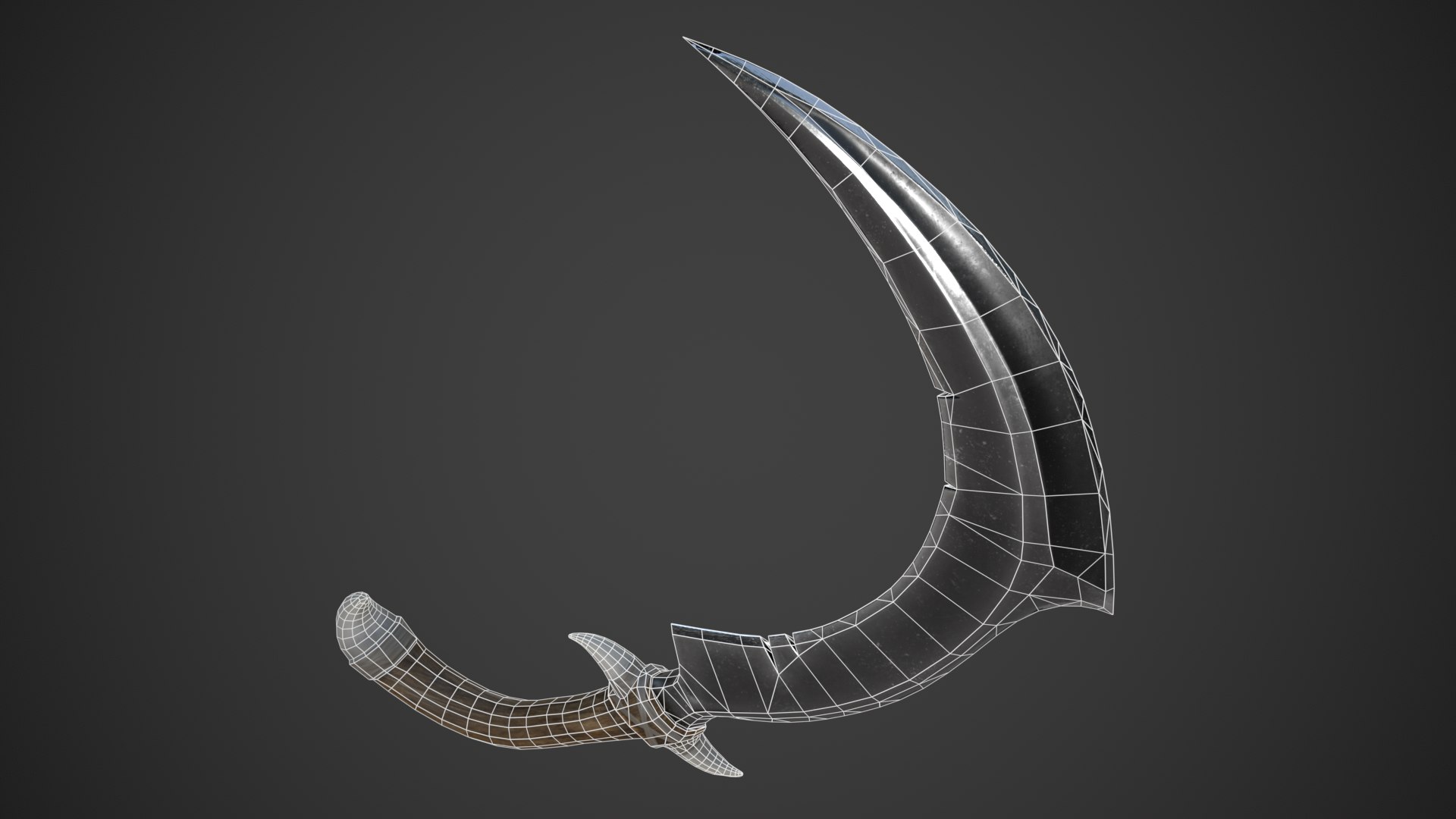 Fantasy Sickle 3D - TurboSquid 2133315