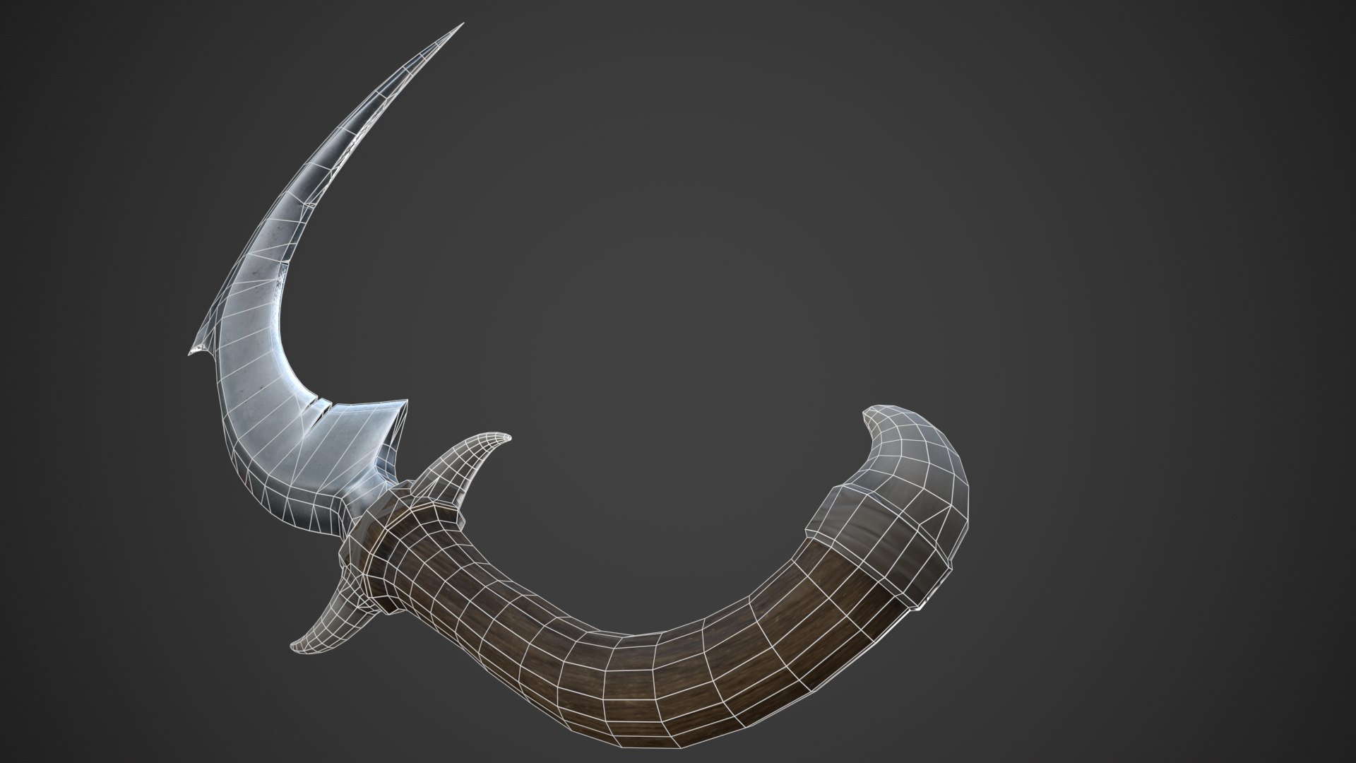 Fantasy Sickle 3D - TurboSquid 2133315