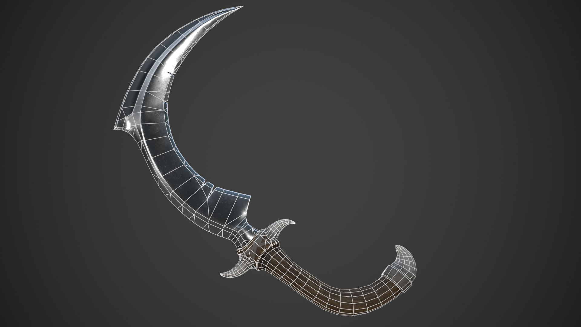 Fantasy Sickle 3D - TurboSquid 2133315
