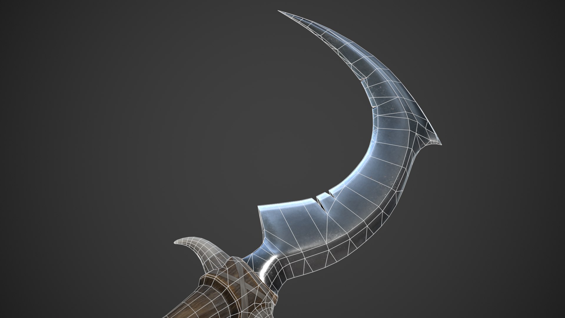 Fantasy Sickle 3D - TurboSquid 2133315