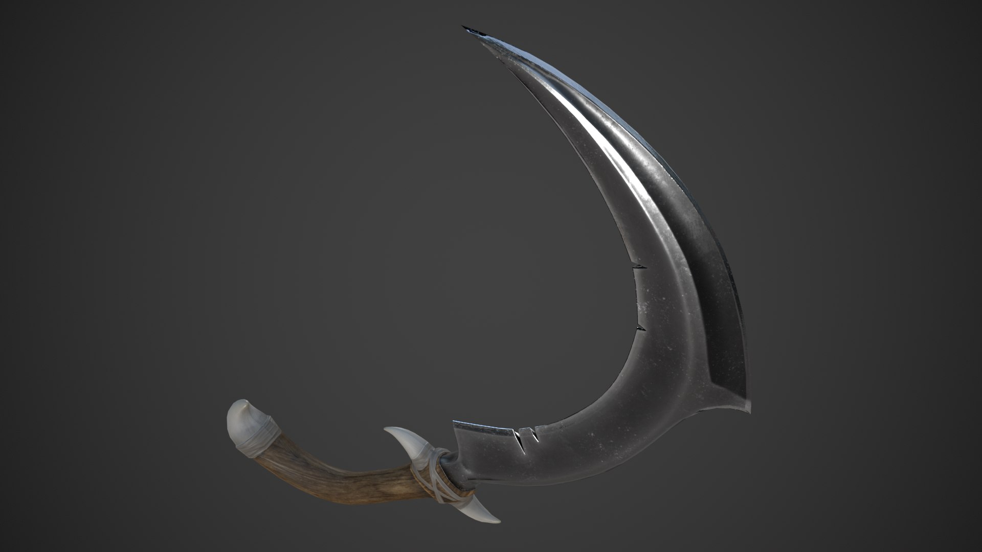 Fantasy Sickle 3D - TurboSquid 2133315