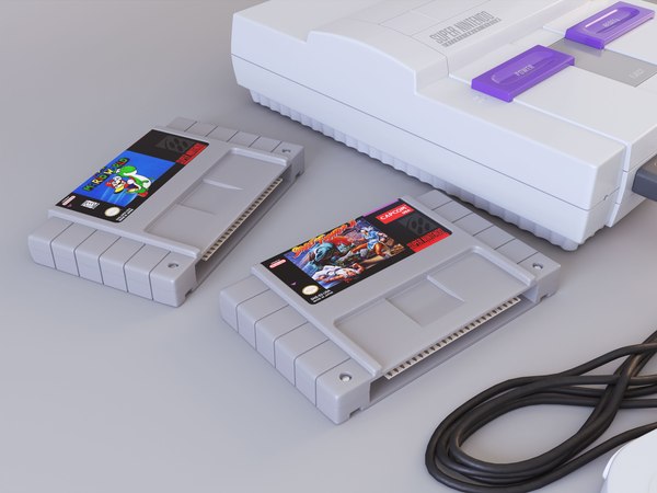 modelo 3d SUPER NINTENDO MODELADO COMPLETO - TurboSquid 1794765