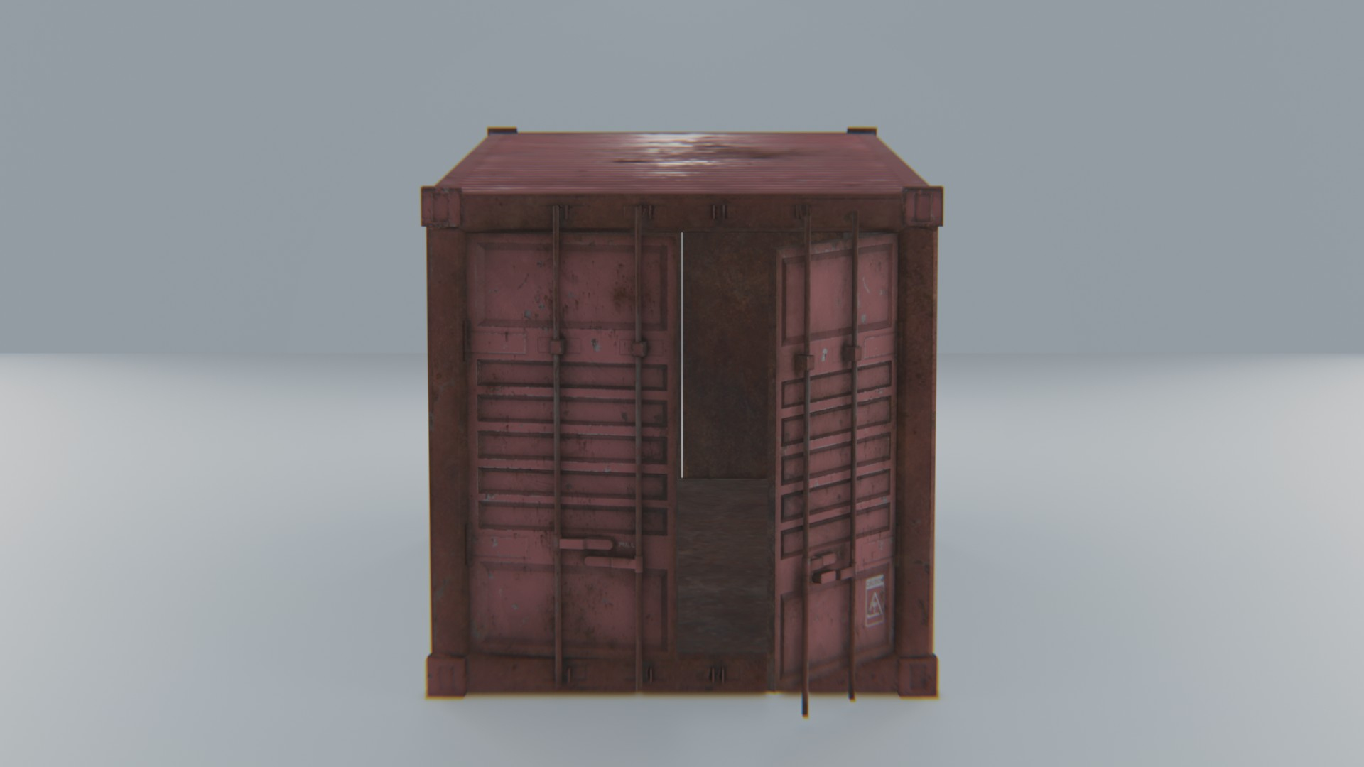 3D Model Shipping Container- Game Ready - TurboSquid 2121661