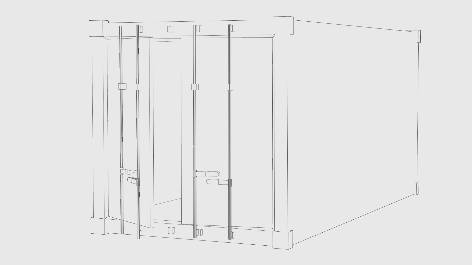3D Model Shipping Container- Game Ready - TurboSquid 2121661