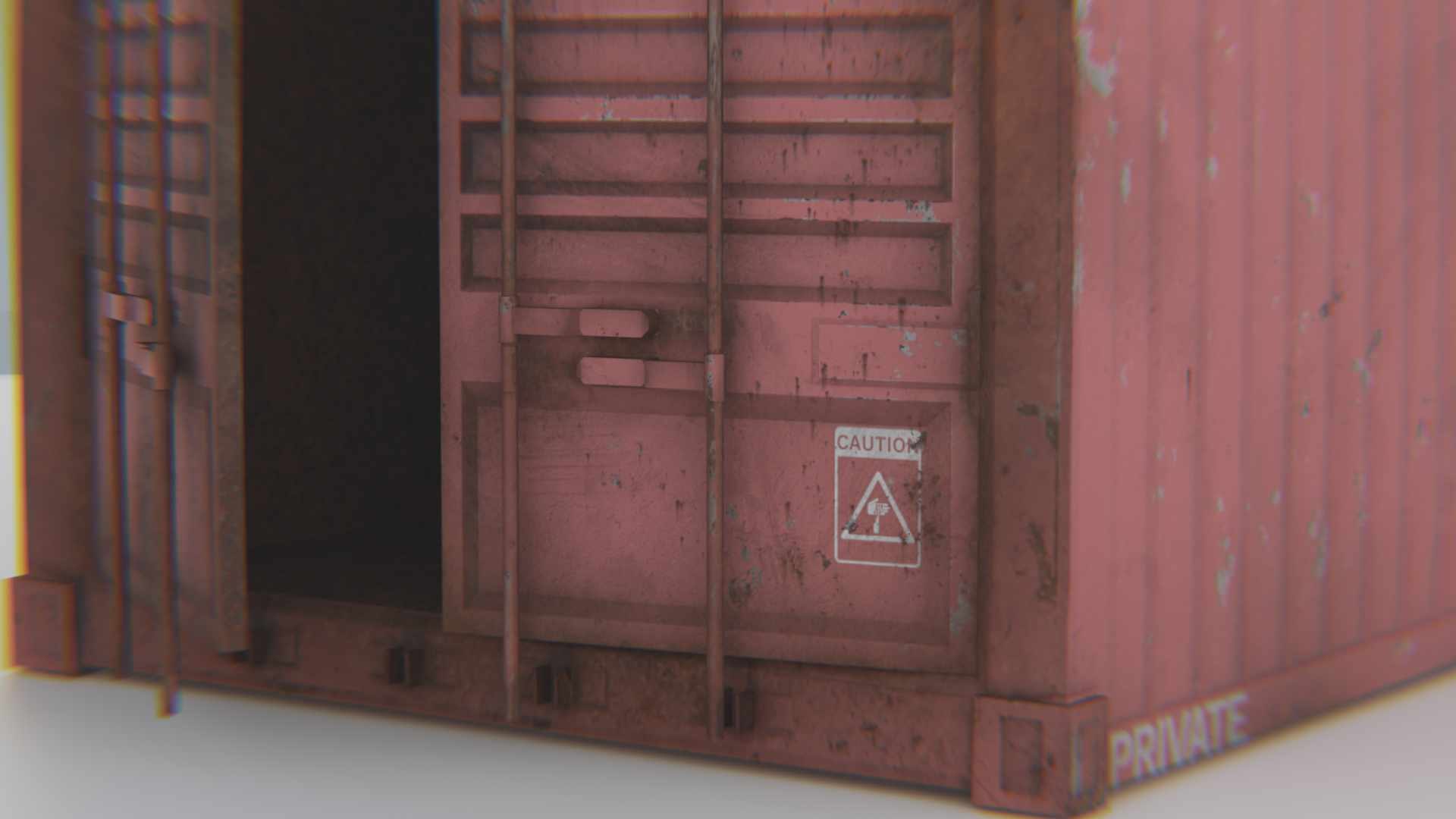 3D Model Shipping Container- Game Ready - TurboSquid 2121661