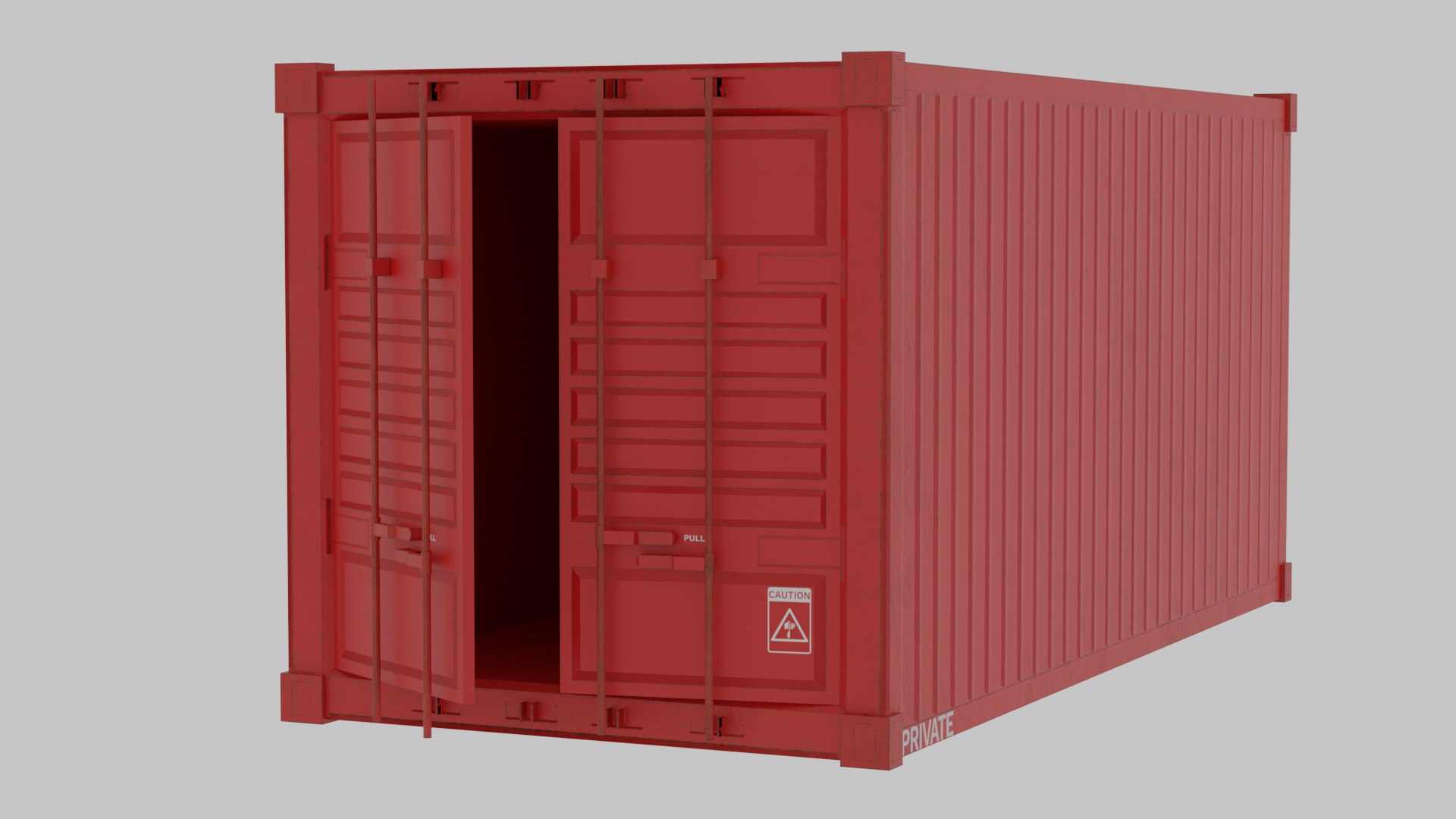 3D Model Shipping Container- Game Ready - TurboSquid 2121661
