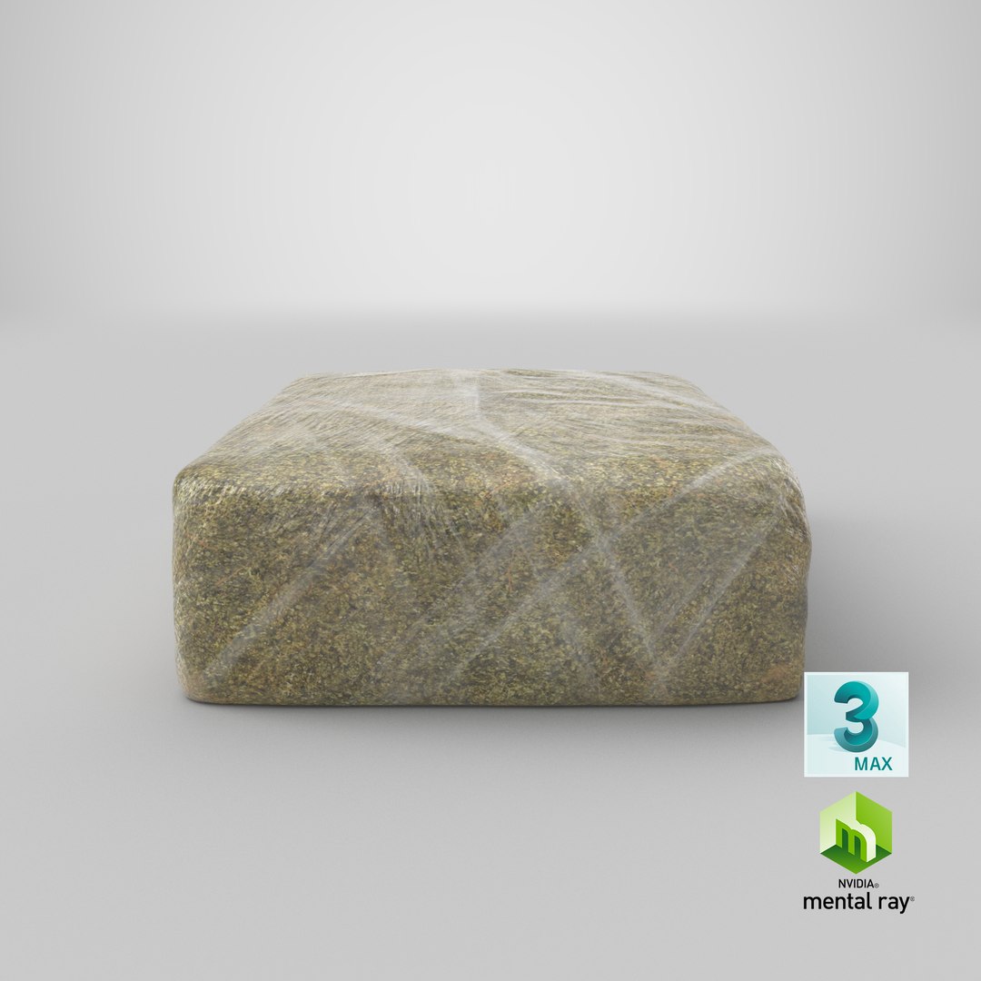 Large wrapped drug brick 3D model - TurboSquid 1149773