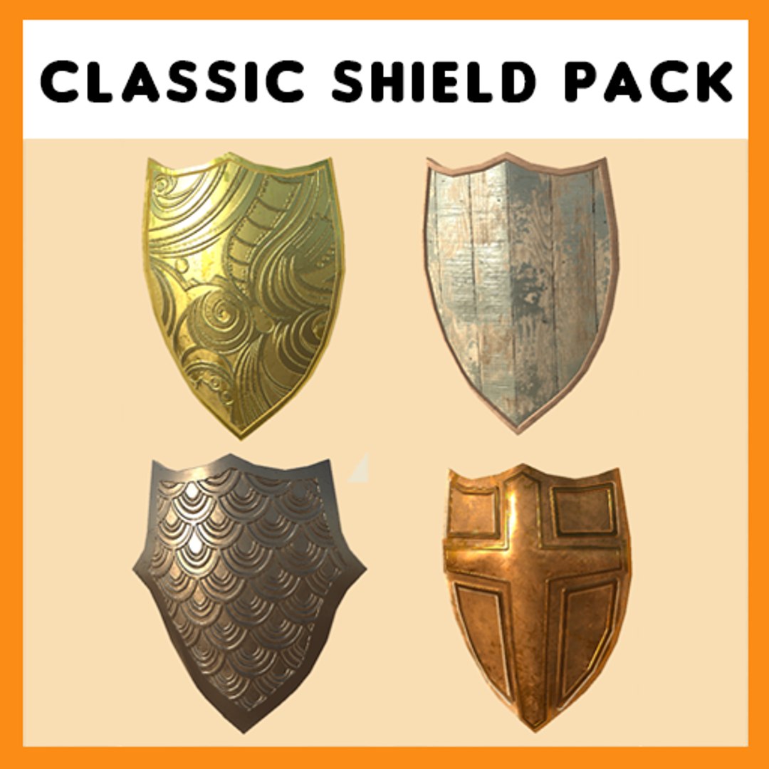 20 Shields 3D Model - TurboSquid 1305068