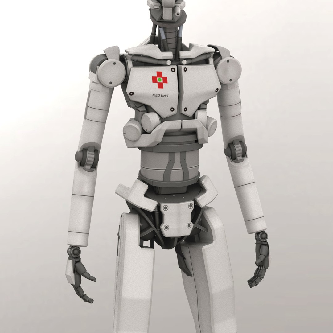 3D Android Robot Rigged Model - TurboSquid 1170626