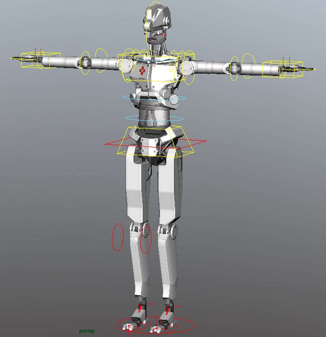 3D Android Robot Rigged Model - TurboSquid 1170626