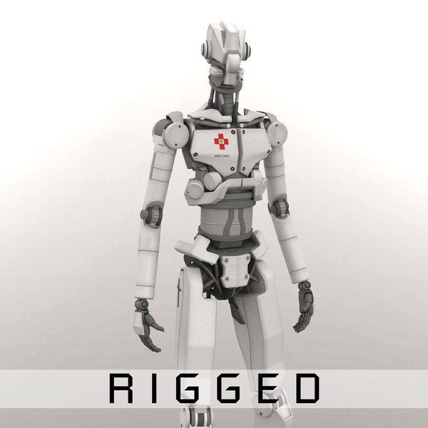 Med Bot Rigged 3D 모델 - TurboSquid 1170626