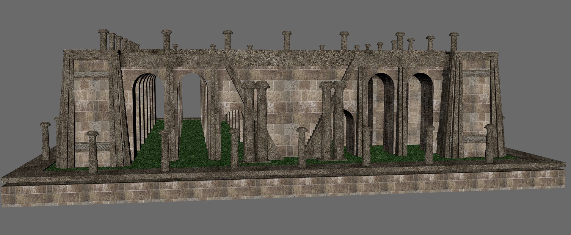 Ancient Temple Model - TurboSquid 2203652