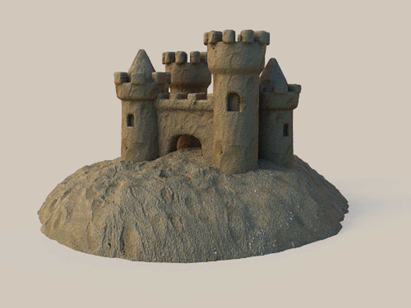 3d Set Sandcastles