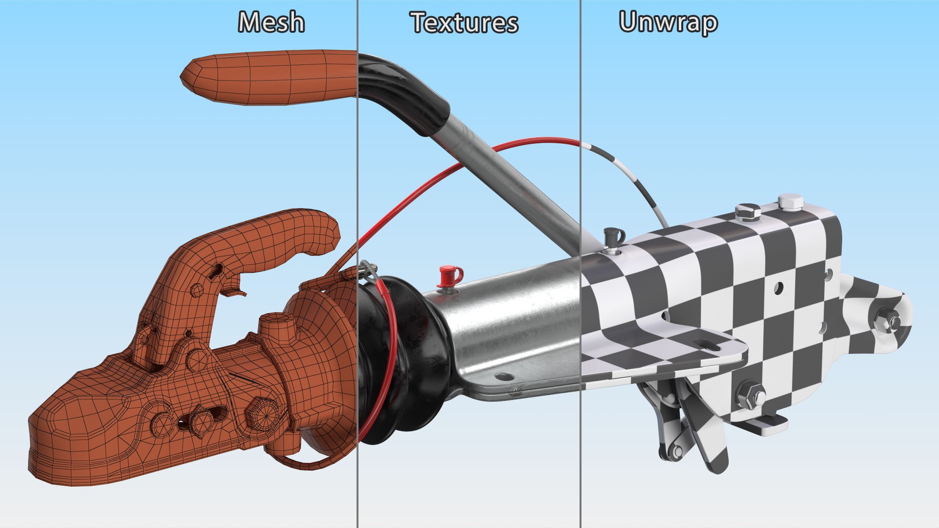 3D Trailer Brake Actuator Rigged Model - TurboSquid 2329248