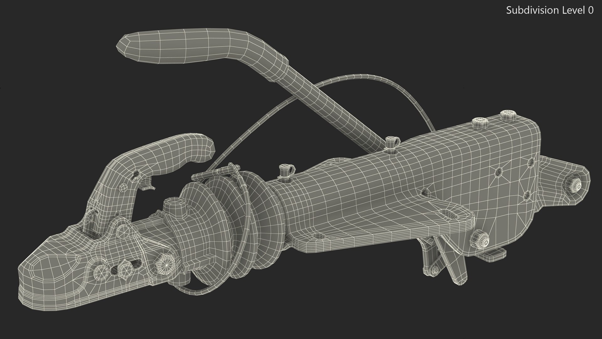3D Trailer Brake Actuator Rigged Model - TurboSquid 2329248