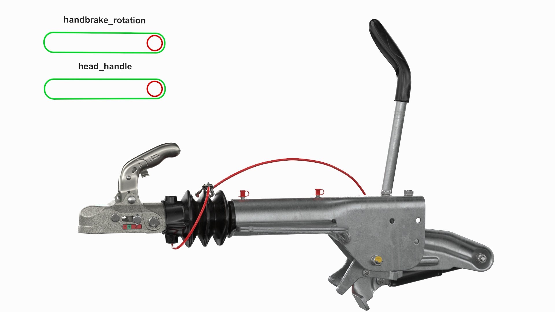 3D Trailer Brake Actuator Rigged Model - TurboSquid 2329248