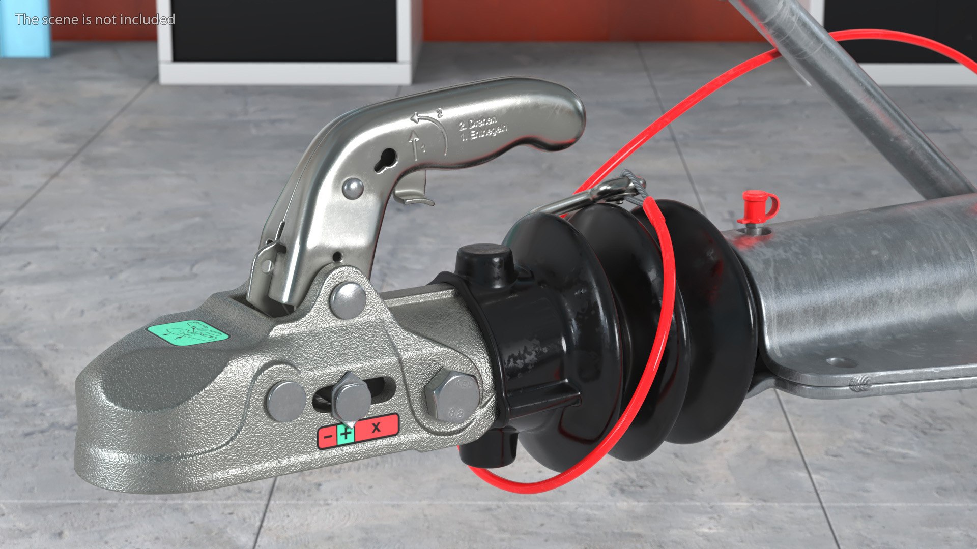 3D Trailer Brake Actuator Rigged Model - TurboSquid 2329248