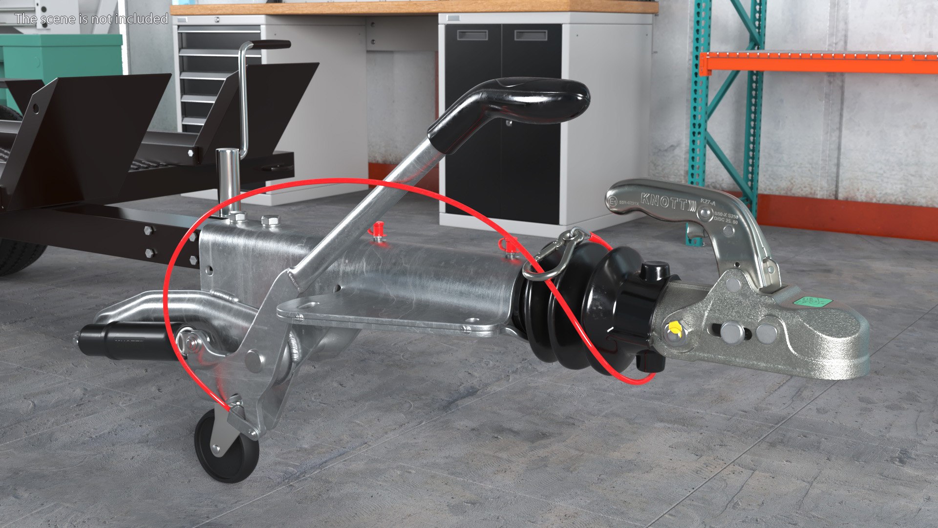 3D Trailer Brake Actuator Rigged Model - TurboSquid 2329248