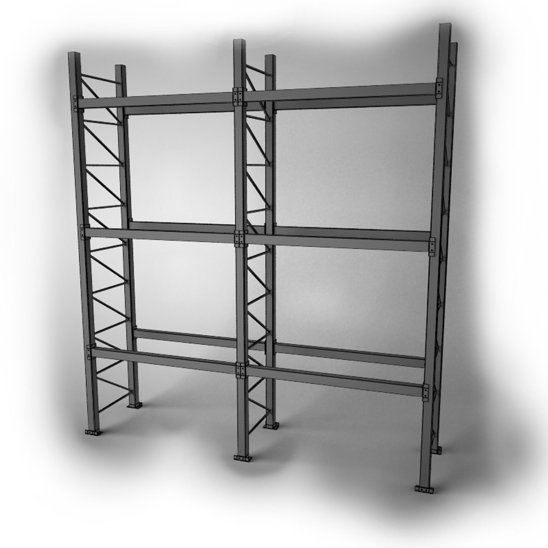 3d Model Pallet Rack Storage