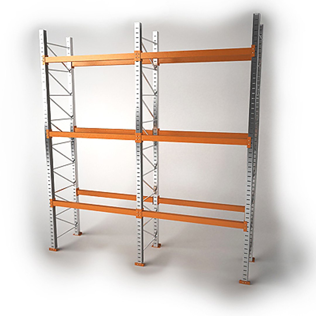 3d Model Pallet Rack Storage