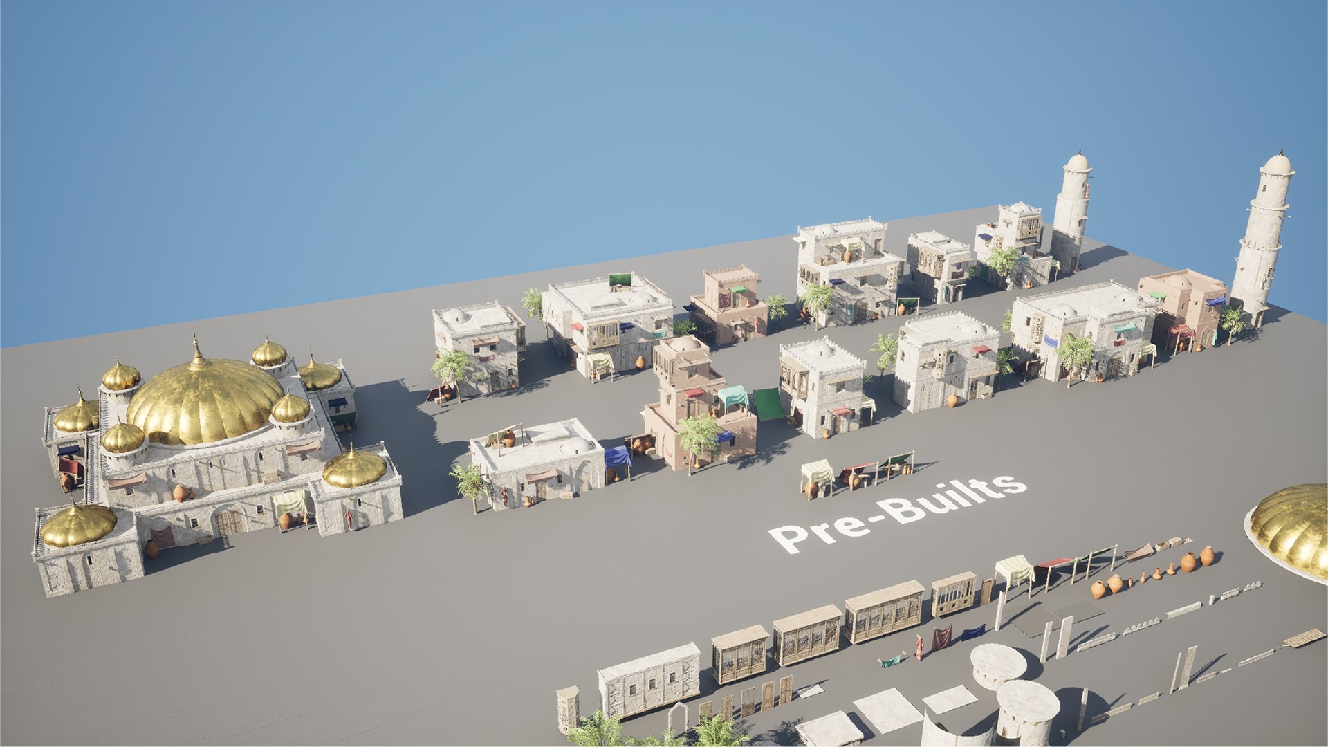 The Middle East - An Arabic Persian Environment - Unreal Engine Model ...