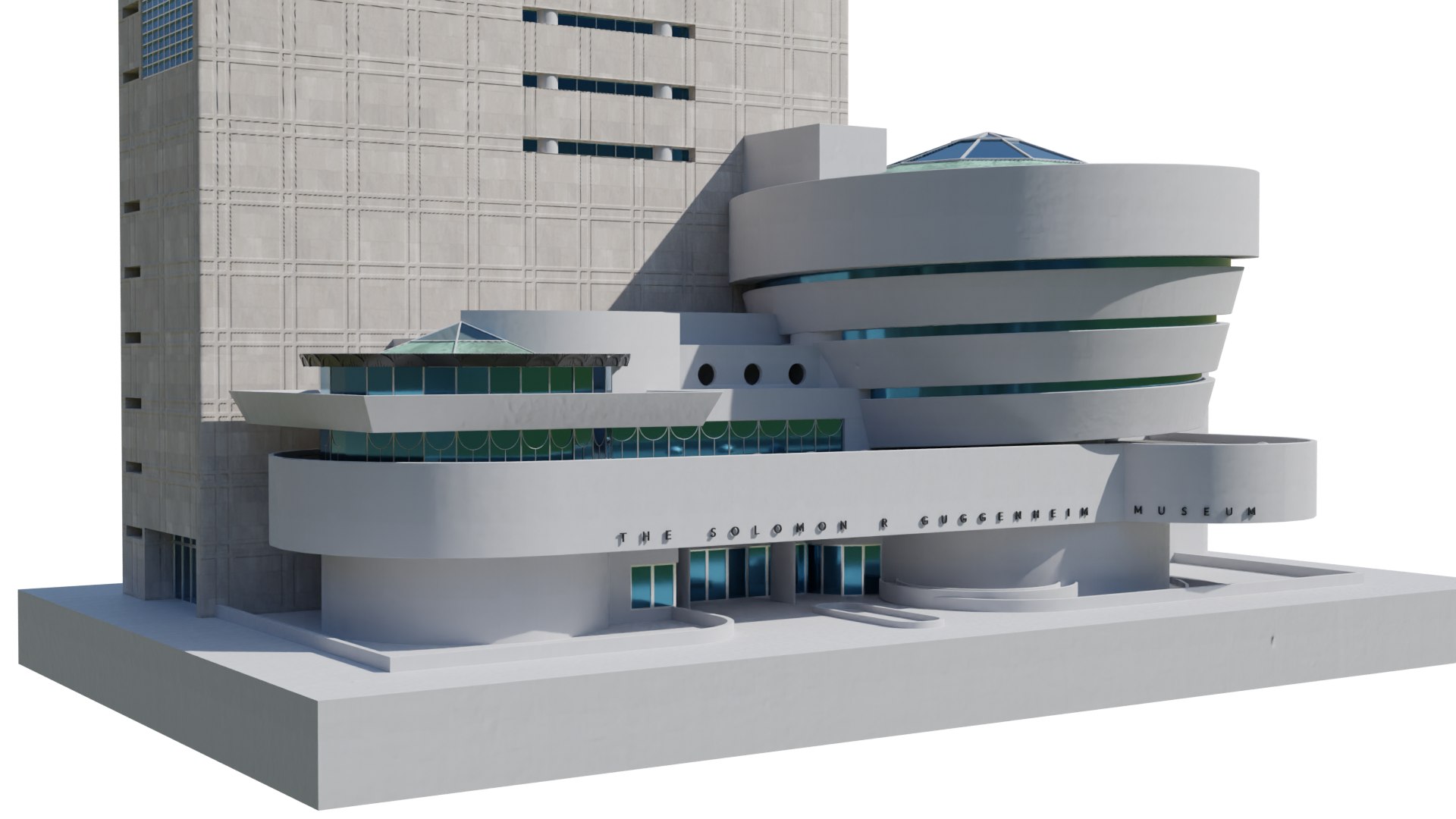 Guggenheim Museum NYC 3D Model - TurboSquid 2102736