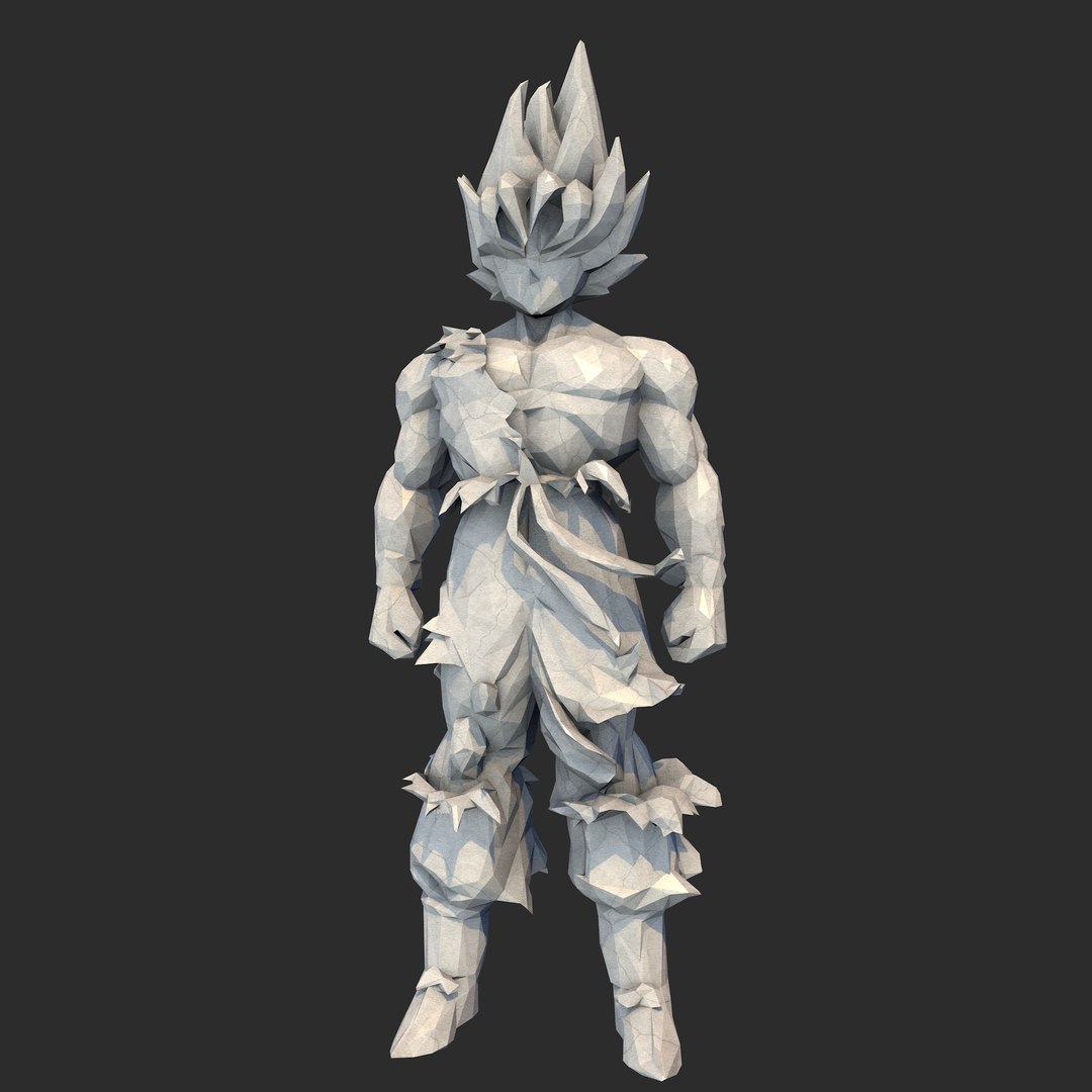 9 Models - Goku Dragon Ball Low Poly 3D - TurboSquid 2418021