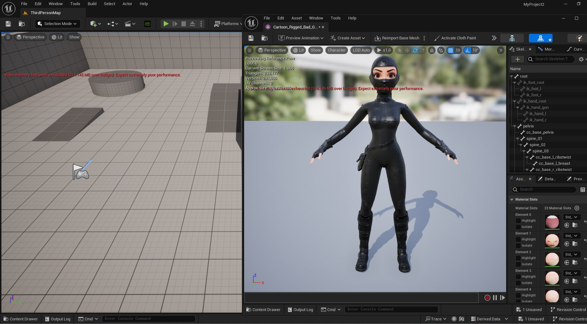 3D Cartoon Rigged Bad Girl Thief Character 3D Model - TurboSquid 2236950