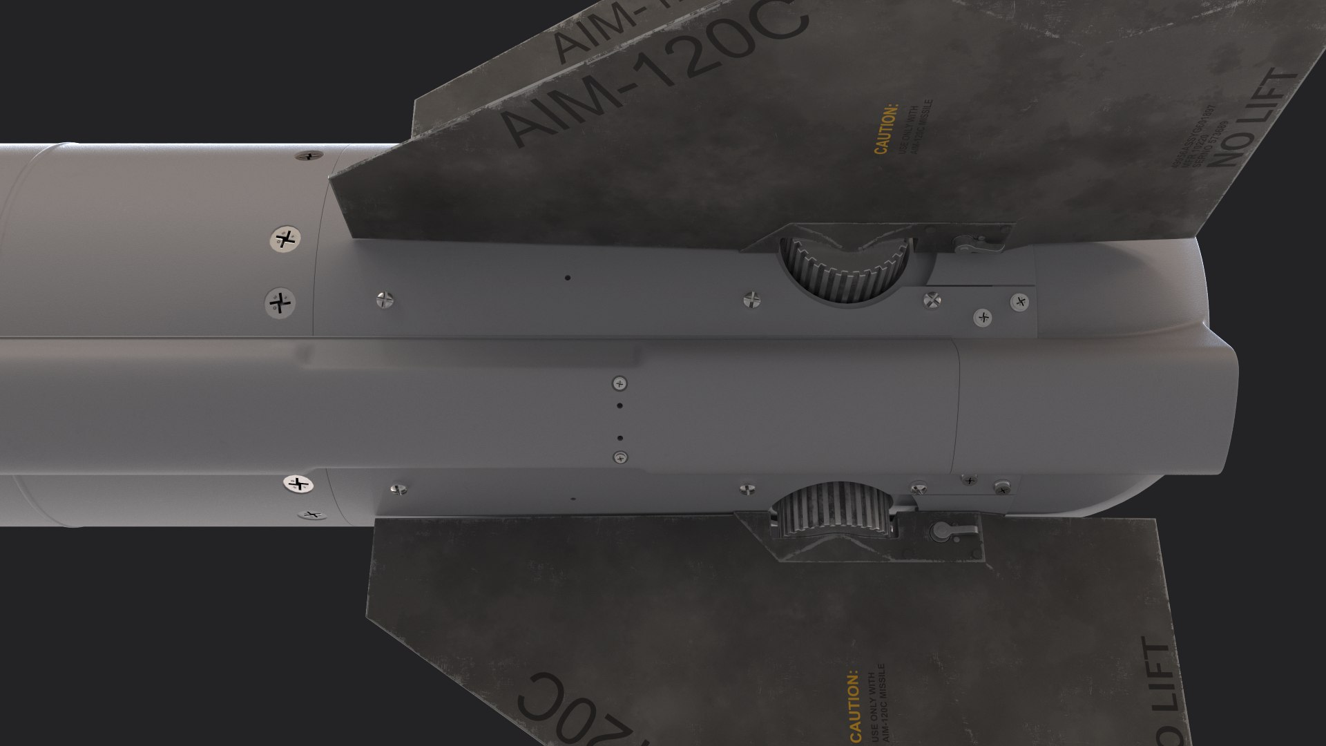 Aim-120c Amraam 3D Model - TurboSquid 1403983