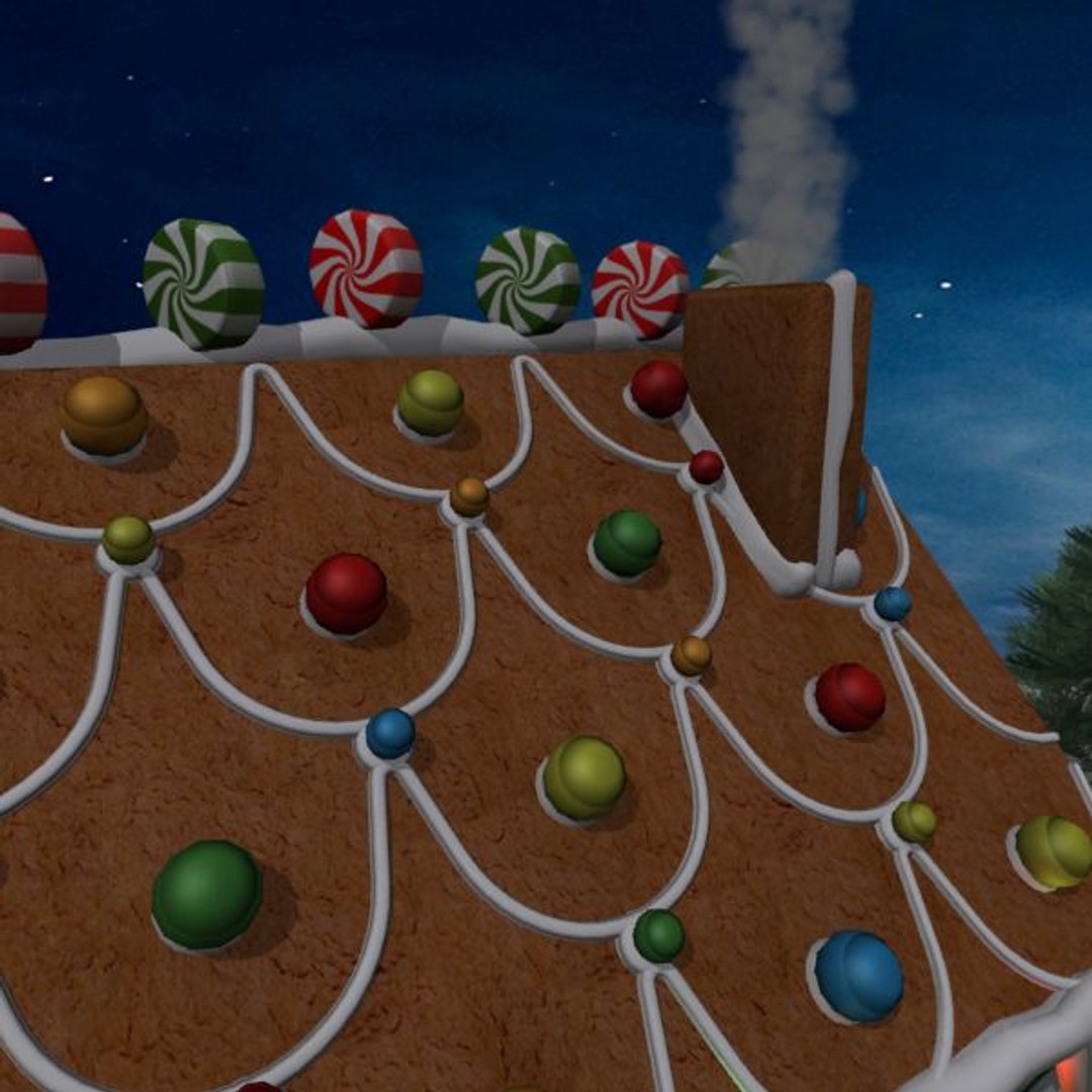 3d Model Gingerbread House