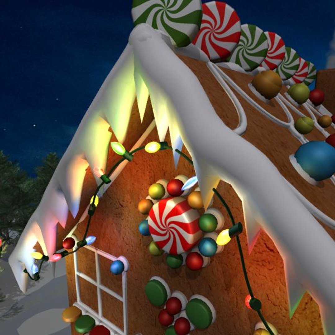 3d Model Gingerbread House