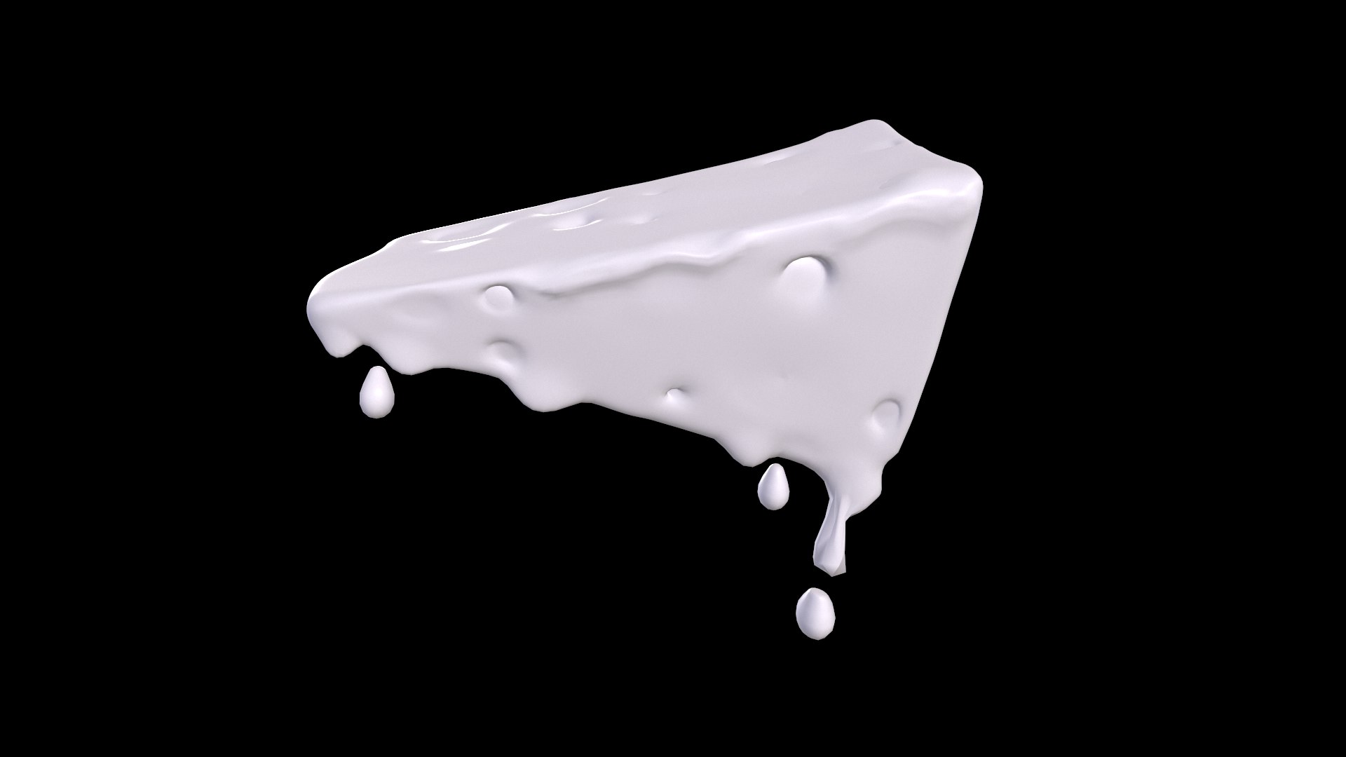 Cheese Melt 3D Model - TurboSquid 2213205