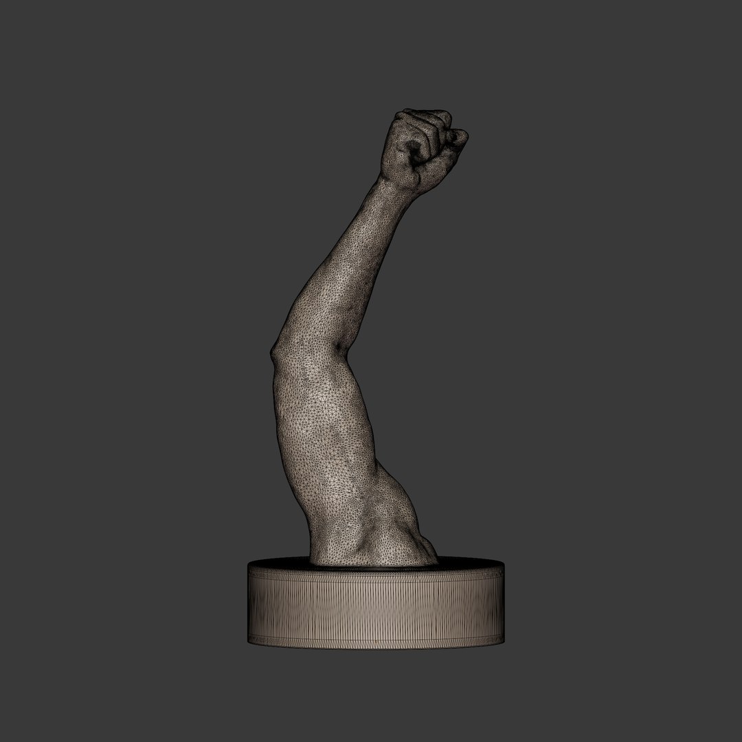 Arm Figurine -- Ready For 3D Printing 3D Model - TurboSquid 1809424