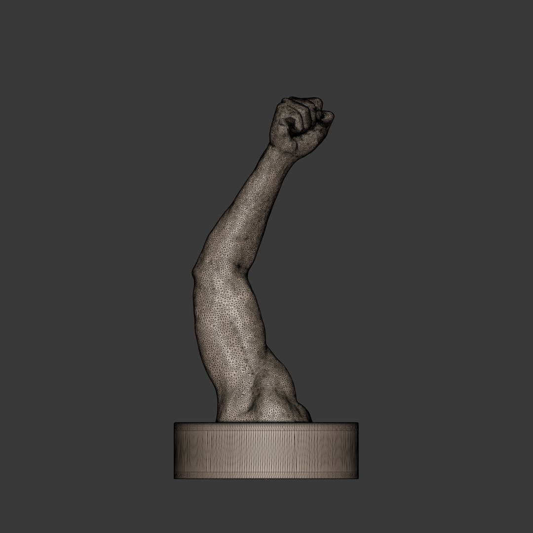 Arm Figurine -- Ready For 3D Printing 3D Model - TurboSquid 1809424