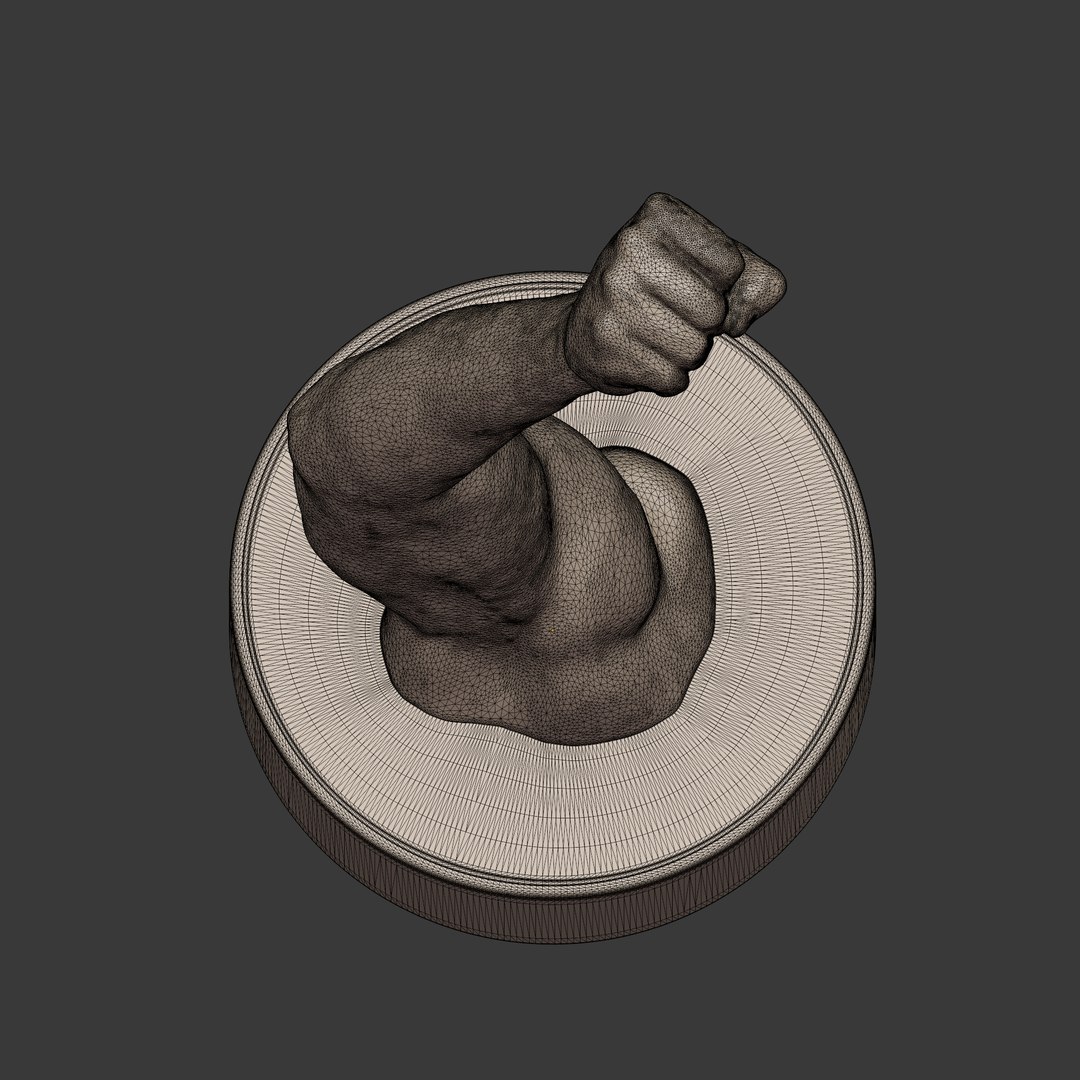 Arm Figurine -- Ready For 3D Printing 3D Model - TurboSquid 1809424